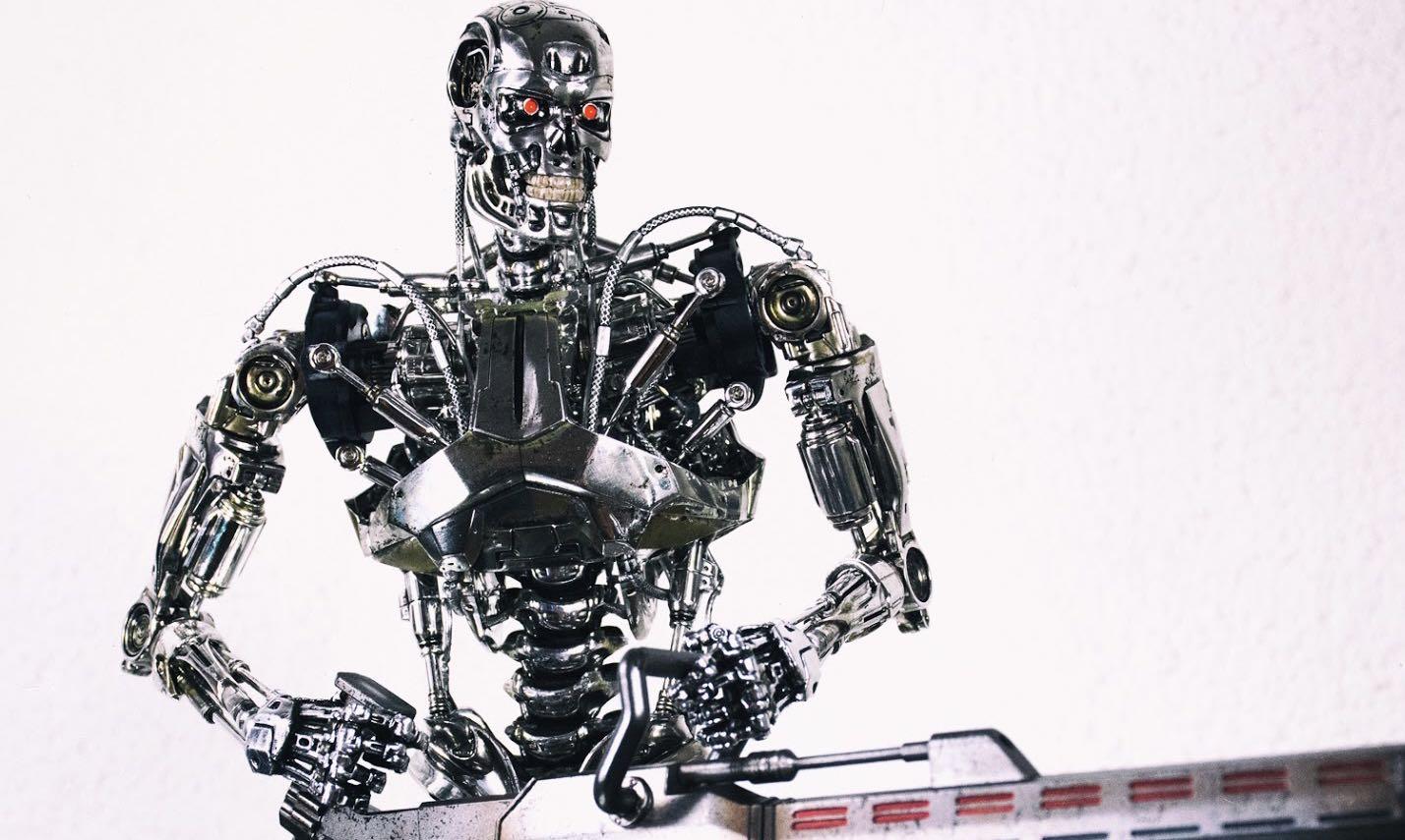 Hottoys Terminator Endoskeleton MMS352 內骨架 未來戰士 魔鬼終結者 非 enterbay 1/4 ...