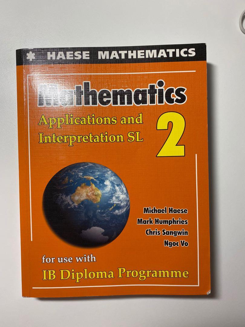 IB math AI SL textbook, Hobbies & Toys, Books & Magazines, Textbooks on ...