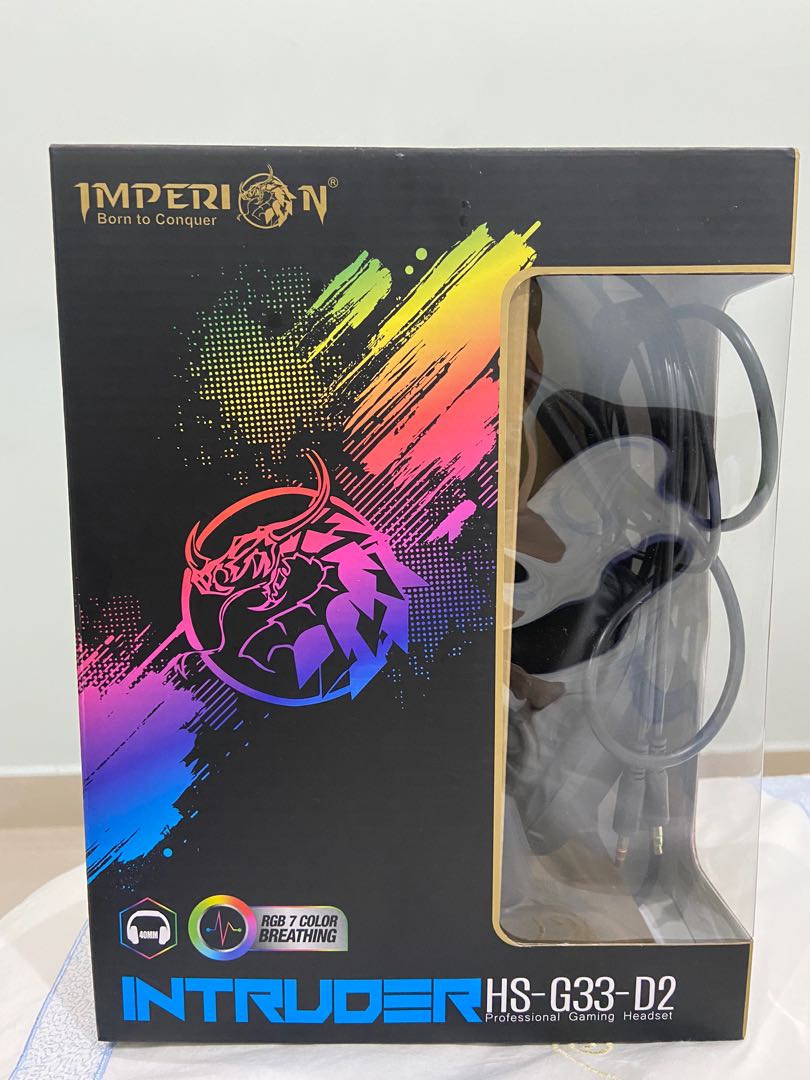 Imperion INTRUDER HS-G33-D2 Professional Gaming Headset, Hobbies & Toys ...