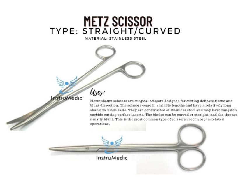 Metz Metzenbaum scissor str/ curve (Student/Premium), Health ...