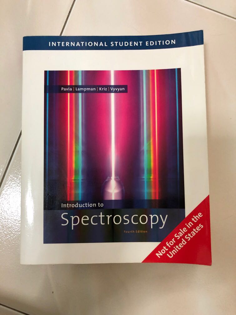 Introduction to Spectroscopy, Hobbies & Toys, Books & Magazines ...