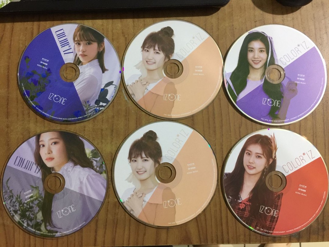 wts IZ*ONE Color*Iz albums CDs // izone hitomi, Hobbies & Toys, Music ...