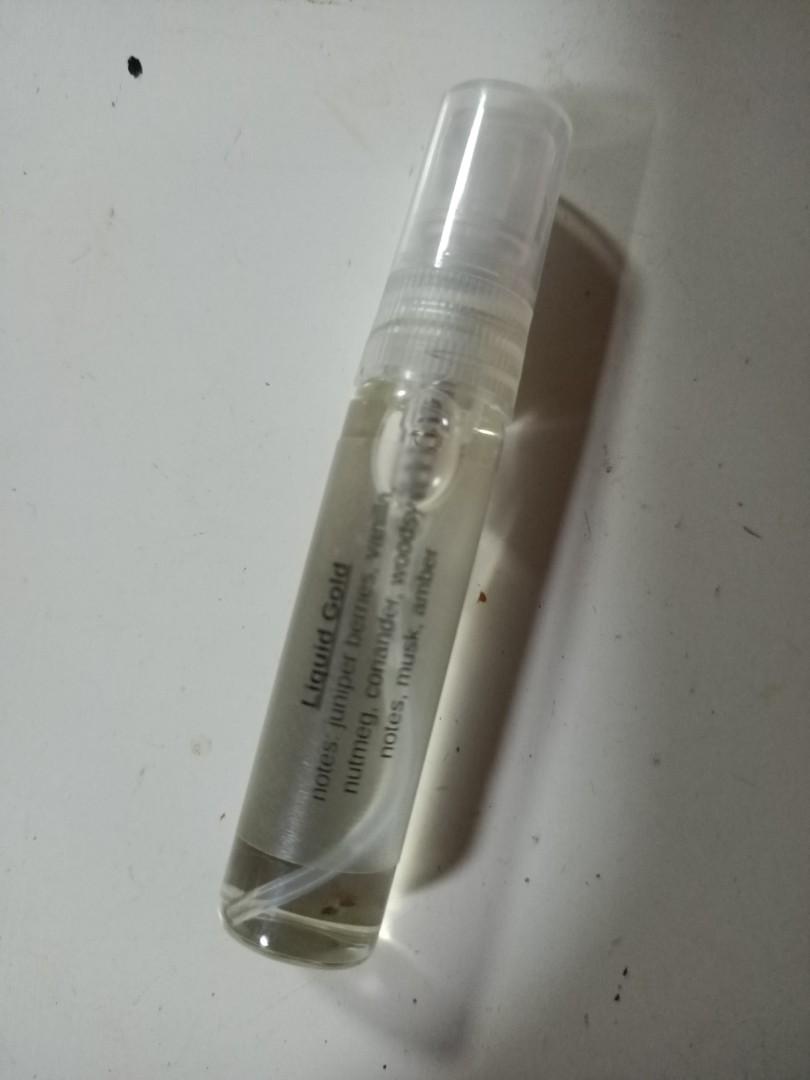 5 ml JULIANNA'S PERFUME LIQUID GOLD SAMPLE DECANT/ GENTLE FLUIDITY IN ...