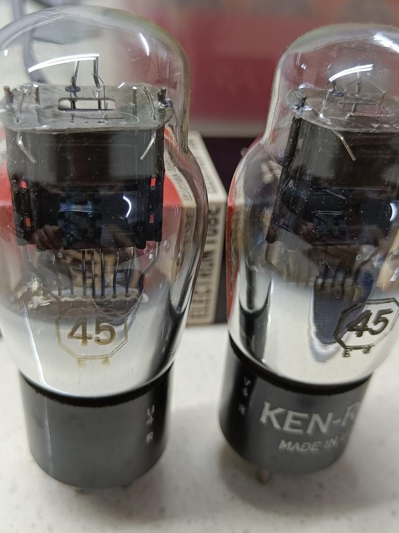 Ken Rad 45 NOS Triode Tubes, Audio, Other Audio Equipment on Carousell