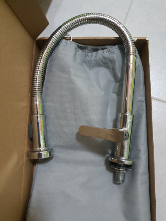 Kitchen Flexible Sprout Sink Cold Water Tap (Pozzi-Kris 4000 ...