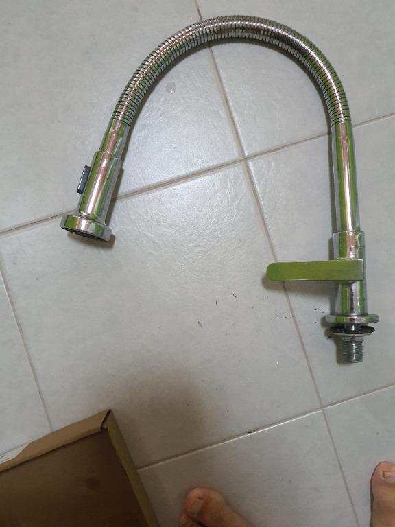 Kitchen Flexible Sprout Sink Cold Water Tap (Pozzi-Kris 4000 ...
