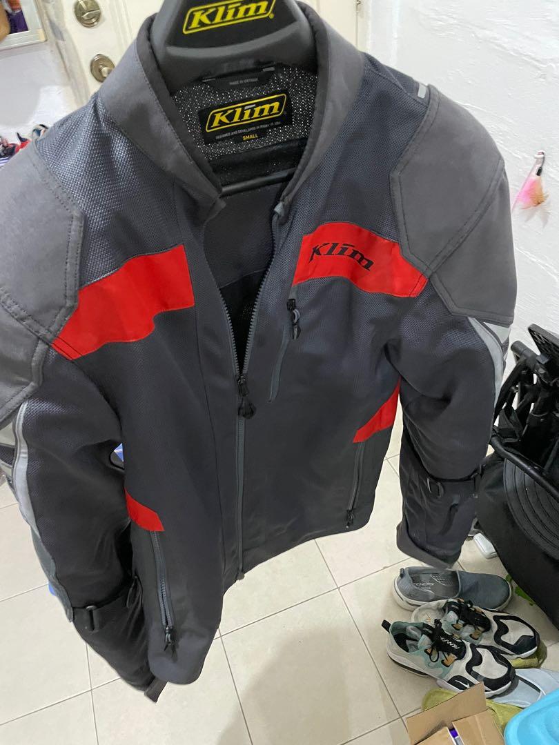 Klim Induction Pro Jacket (Asphalt Red), Motorcycles, Motorcycle ...