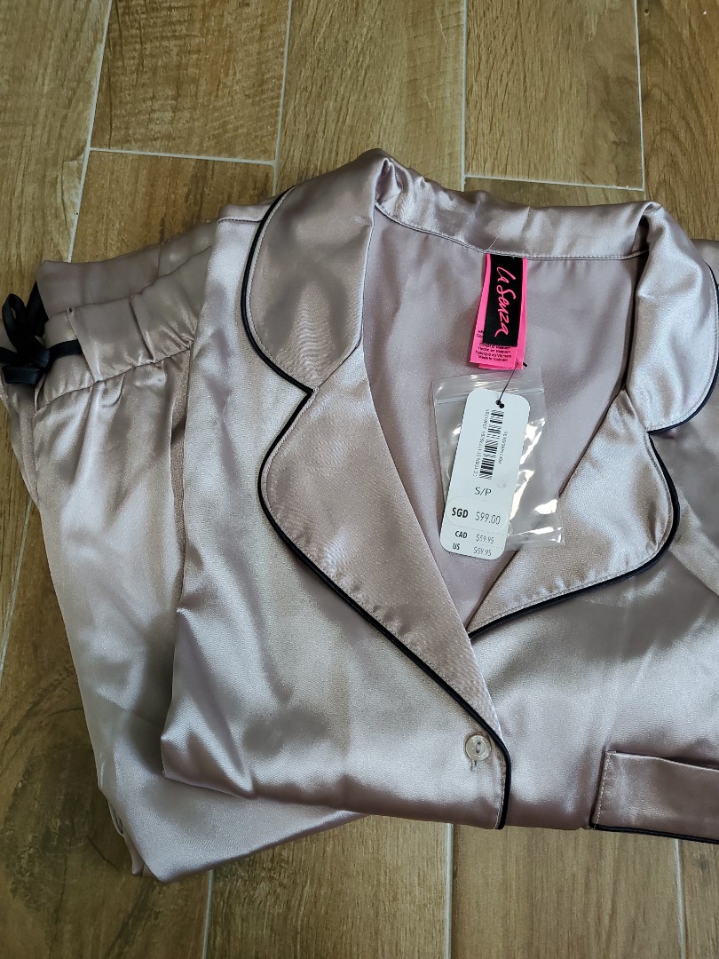 La Senza silk pyjamas, Women's Fashion, New Undergarments & Loungewear ...
