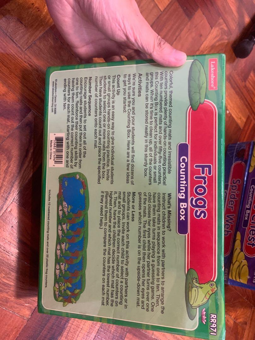 Lakeshore Frogs (counting box), Hobbies & Toys, Toys & Games on Carousell