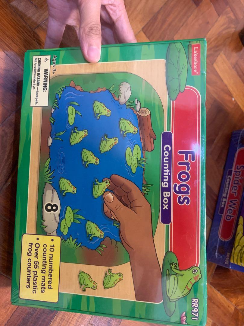 Lakeshore Frogs (counting box), Hobbies & Toys, Toys & Games on Carousell