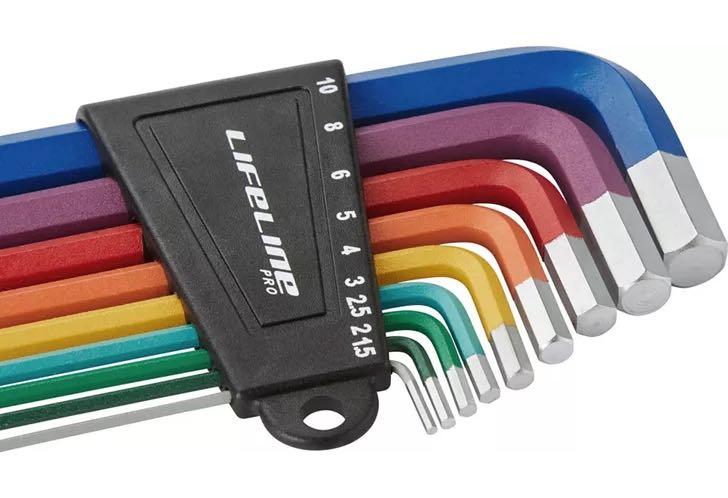 LifeLine Pro Coloured Allen Key Set, Sports Equipment, Bicycles & Parts ...