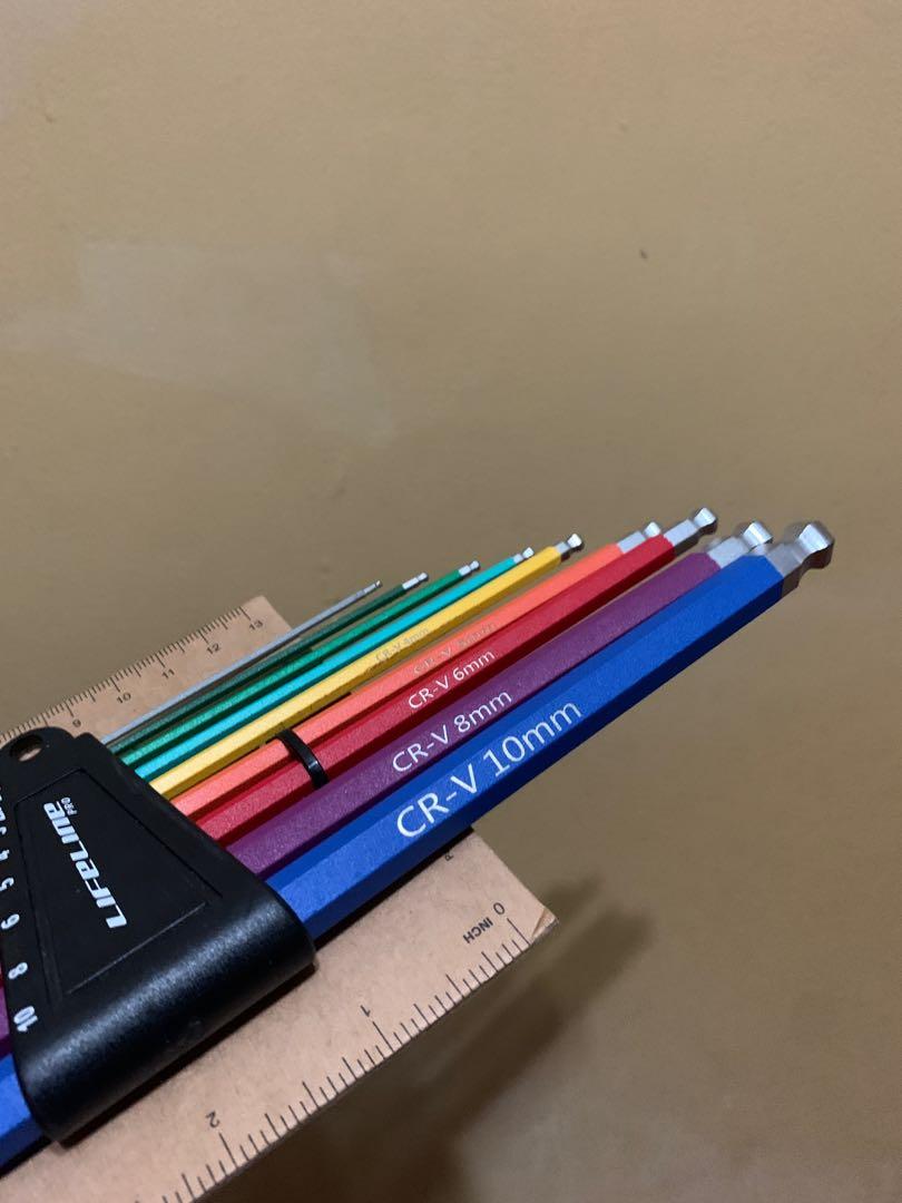 LifeLine Pro Coloured Allen Key Set, Sports Equipment, Bicycles & Parts ...