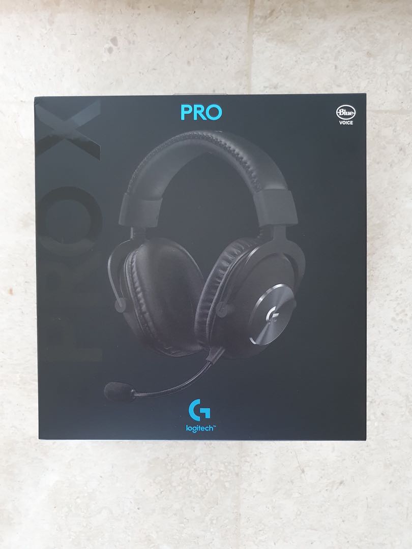 Logitech G Pro X Wired Headset w/ BLUE Voice, Audio, Headphones ...