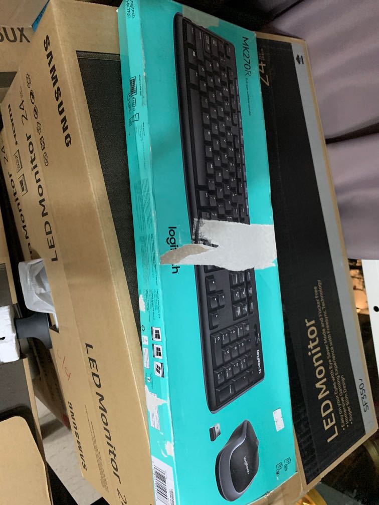 Logitech wireless keyboard and mouse MK270R, Computers & Tech, Parts & Accessories, Computer ...
