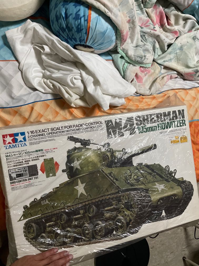 M4 Sherman tank remote control, Hobbies & Toys, Toys & Games on Carousell