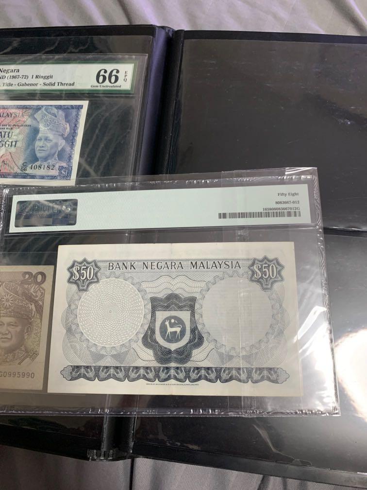 Malaysia third series RM 50 ringgit nice number no 4/7, Hobbies & Toys ...