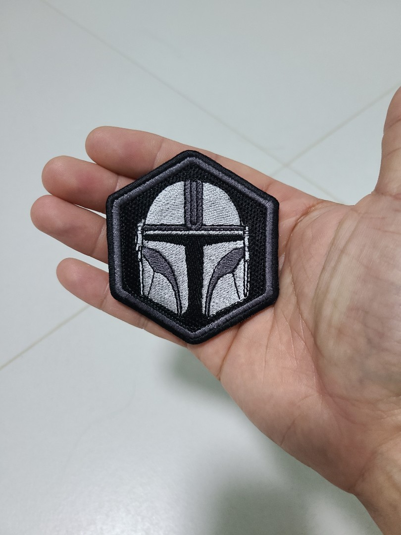 Mandalorian Emblem Morale Patch, Hobbies & Toys, Stationery & Craft ...