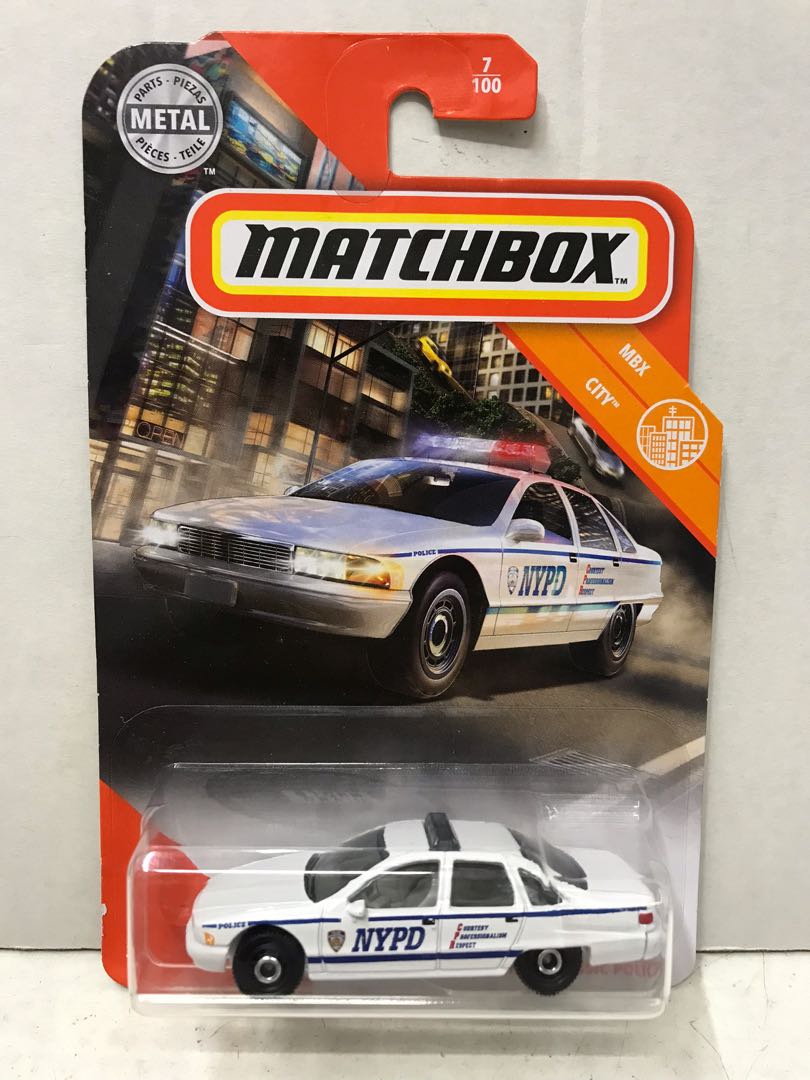Matchbox Chevy Caprice Classic Police NYPD, 興趣及遊戲, 玩具 & 遊戲類 - Carousell