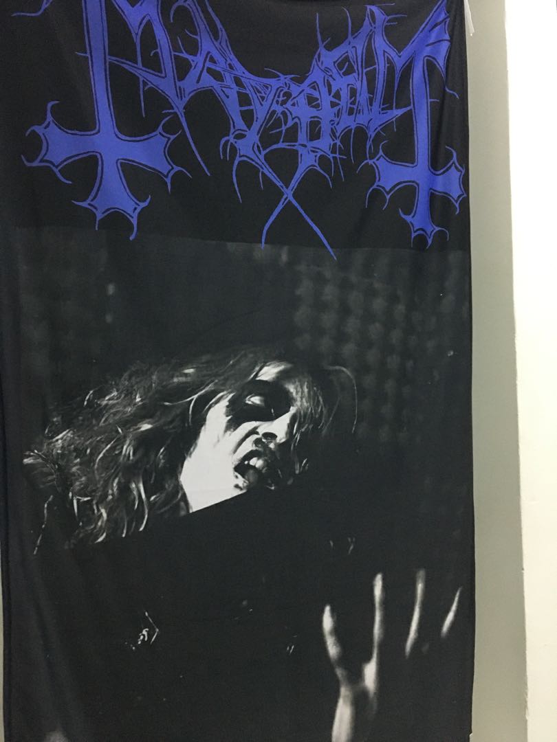 Mayhem band flag, Men's Fashion, Tops & Sets, Tshirts & Polo Shirts on ...