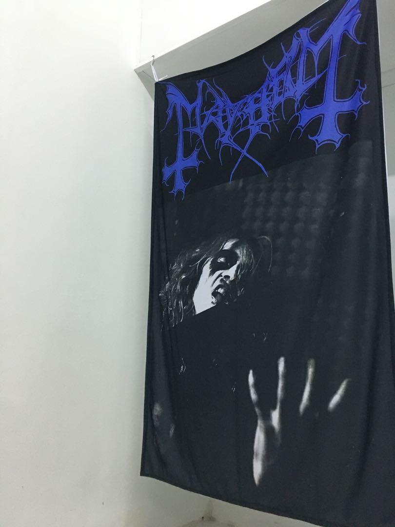 Mayhem band flag, Men's Fashion, Tops & Sets, Tshirts & Polo Shirts on ...