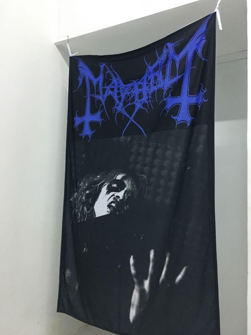 Mayhem band flag, Men's Fashion, Tops & Sets, Tshirts & Polo Shirts on ...