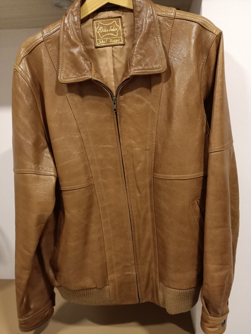 Men's Nappa leather jacket, Men's Fashion, Coats, Jackets and Outerwear ...