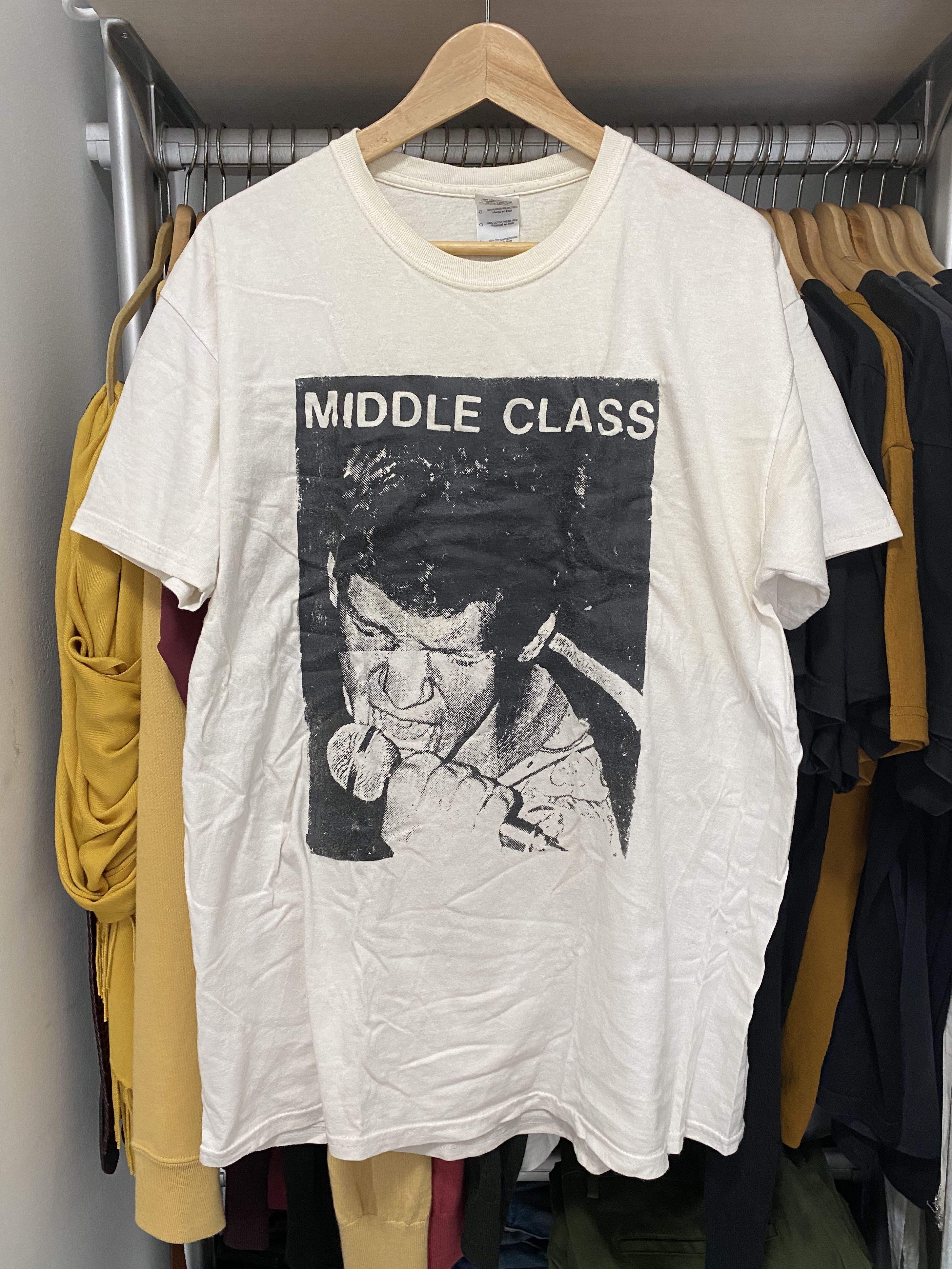 Middle Class Hardcore Punk Rock Band Tee T-Shirt, Men's Fashion, Tops ...