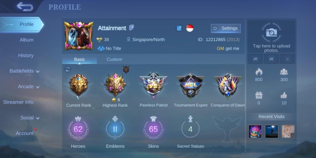 Mobile Legends Boosting/MLBB BOOSTING, Video Gaming, Gaming Accessories ...