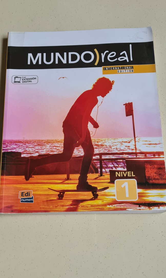 Mundo real text book (Spanish third language ), Hobbies & Toys, Books ...