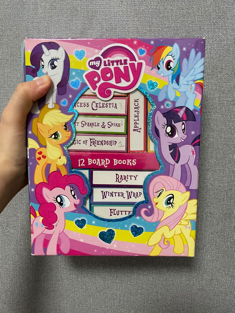My Little Pony 12 Board Books mlp book block, Hobbies & Toys, Books ...