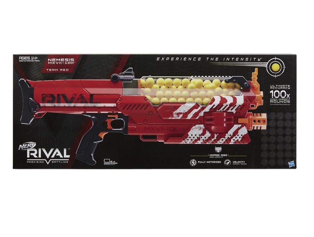 Nerf Rival Nemesis MXVII-10K, Red, Hobbies & Toys, Toys & Games on ...