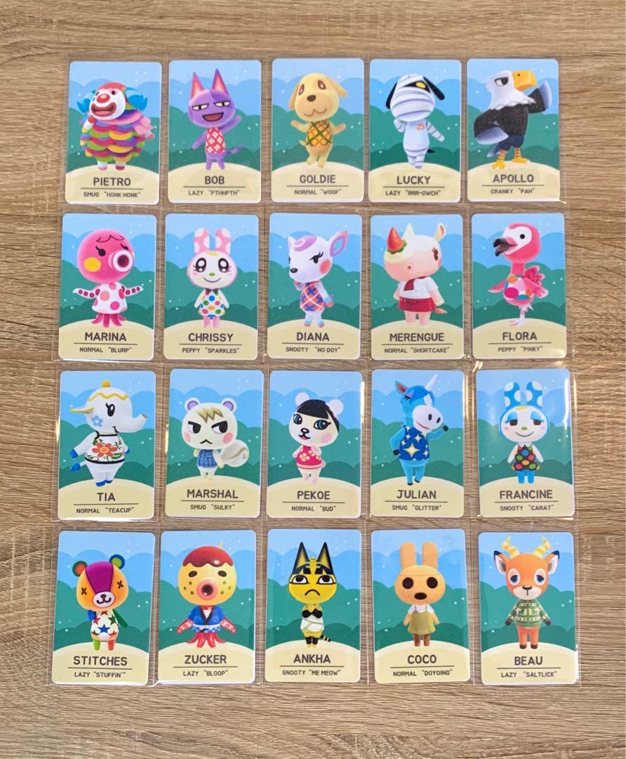 NEW VILLAGERS Amiibo Cards Animal Crossing, Video Gaming, Video Games ...