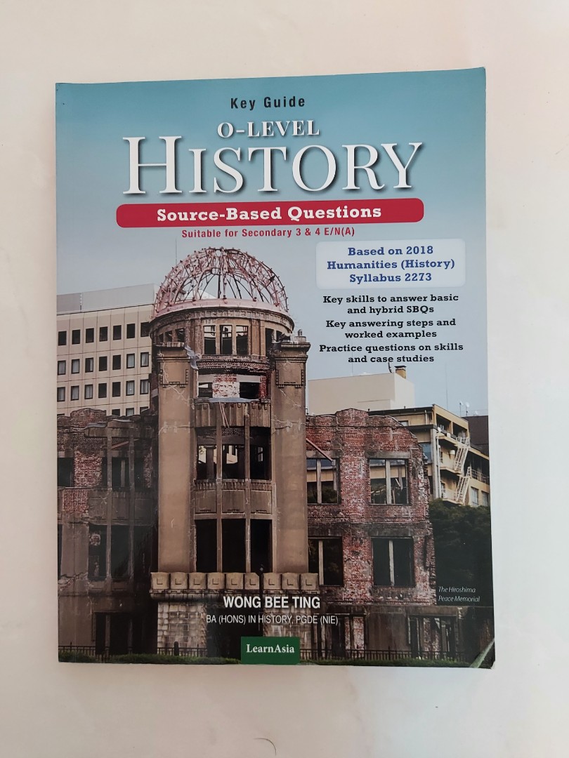 O Level History (source- based questions)3&4 (Key Guide), Hobbies ...