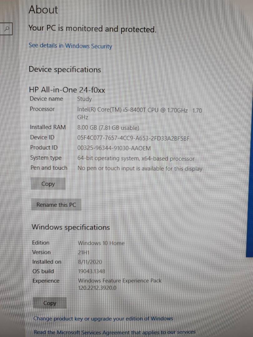 Old HP AIO, Computers & Tech, Desktops on Carousell
