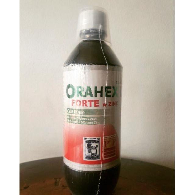Orahex Forte with Zinc Mouthwash 500ml, Beauty & Personal Care, Oral ...