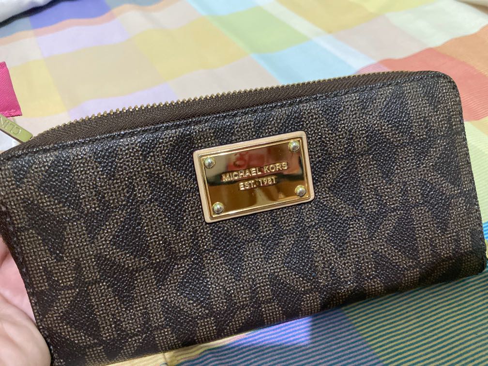 Original MK long wallet, Women's Fashion, Bags & Wallets, Wallets ...