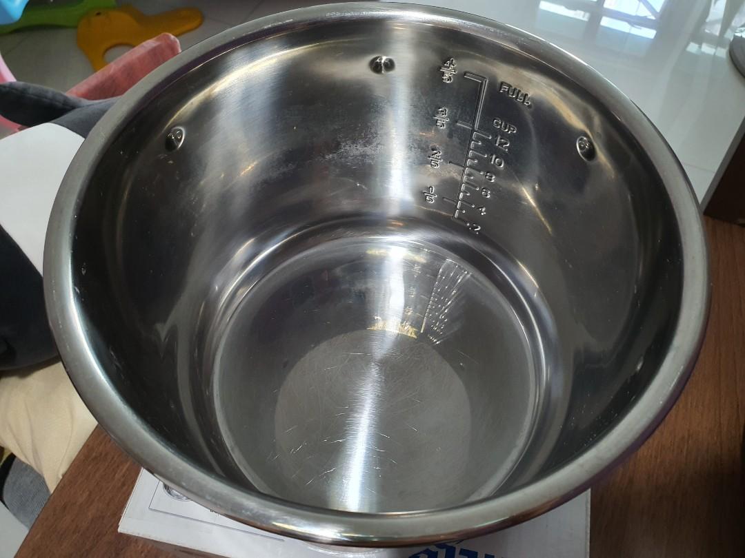 (Original) Philips Stainless Steel Inner Pot 6L, TV & Home Appliances ...