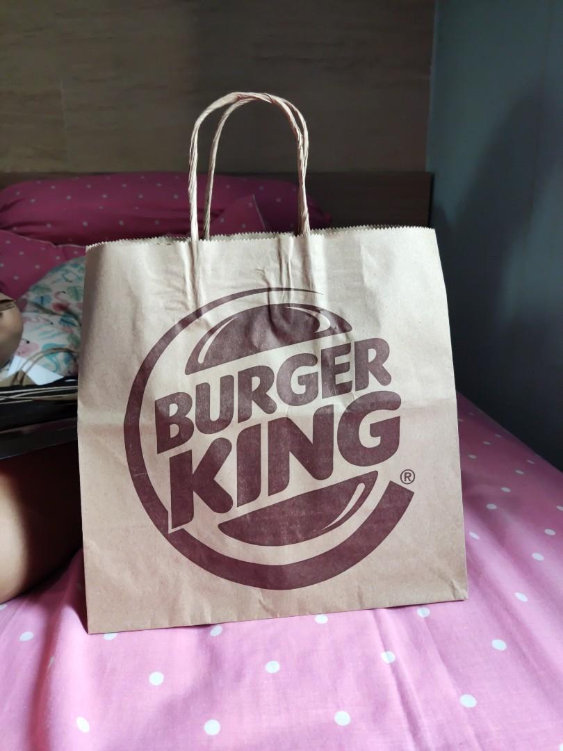 Paperbag Burger King, Serba Serbi di Carousell