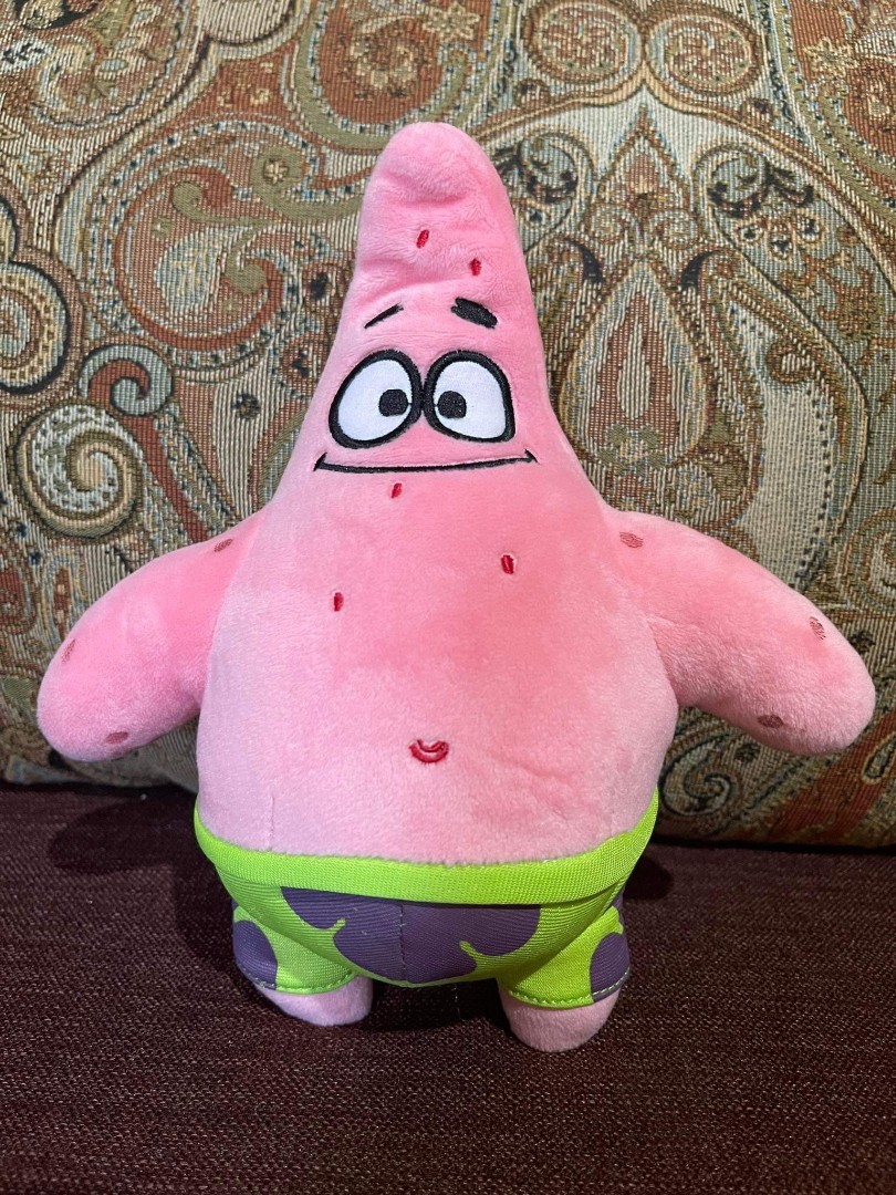 Patrick Star Stuffed Toy, Hobbies & Toys, Toys & Games on Carousell