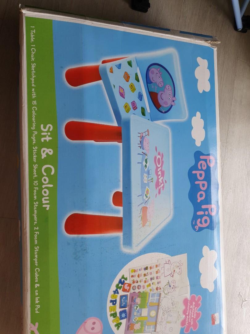 Peppa Pig Table, Babies & Kids, Infant Playtime on Carousell