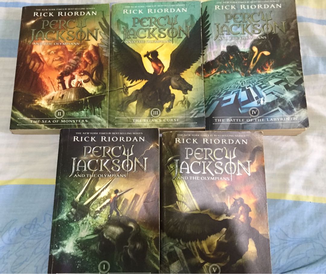 Percy Jackson and the Olympians Bookset (PJO) by Rick Riordan, Hobbies ...