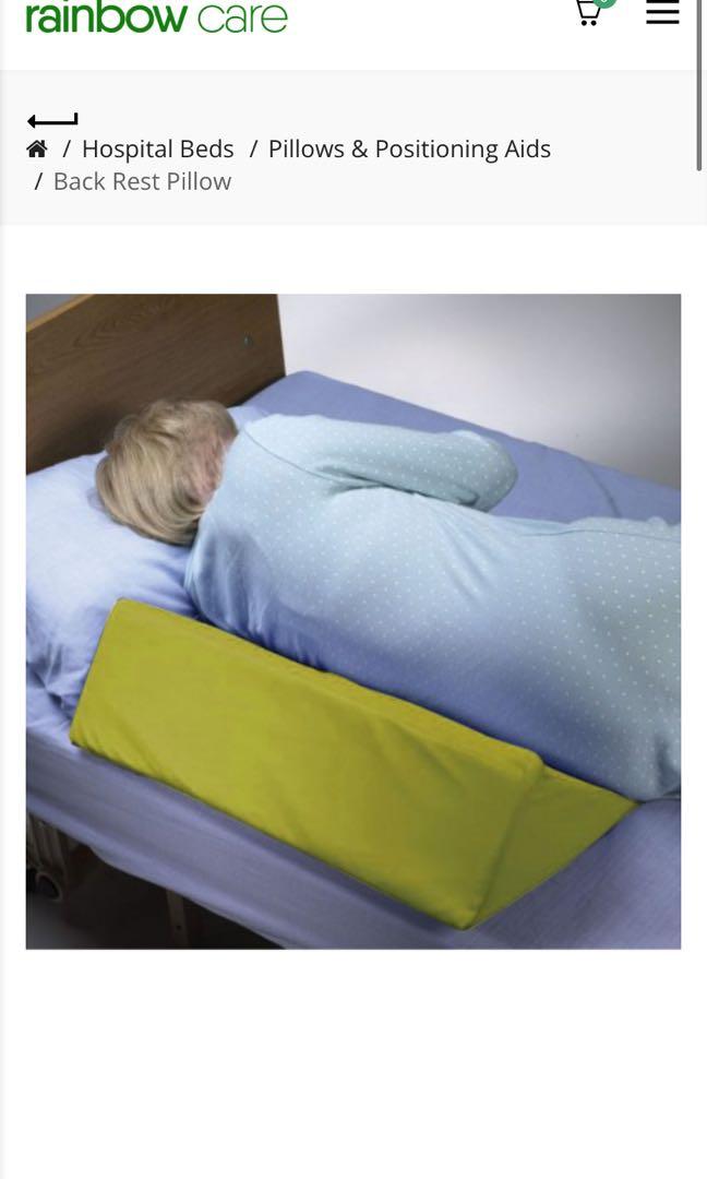 Pillow positioning aid (hospital wedge), Health & Nutrition, Braces ...