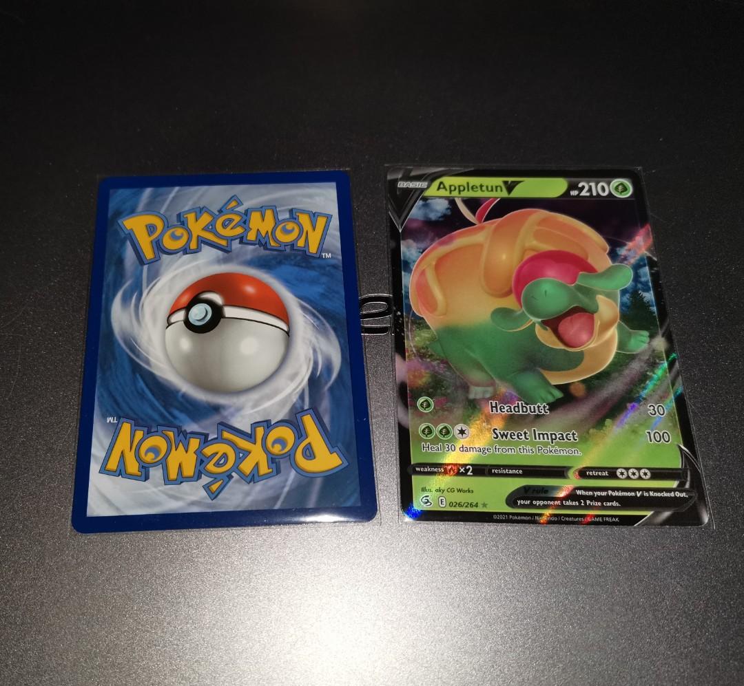 Pokemon TCG Fusion Strike Inteleon Vmax + Appletun V Bundle, Hobbies ...