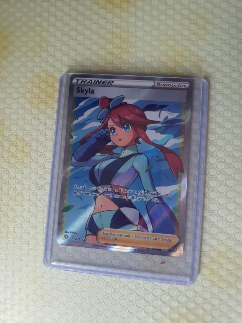 Pokemon TCG Skyla Full art, Hobbies & Toys, Toys & Games on Carousell