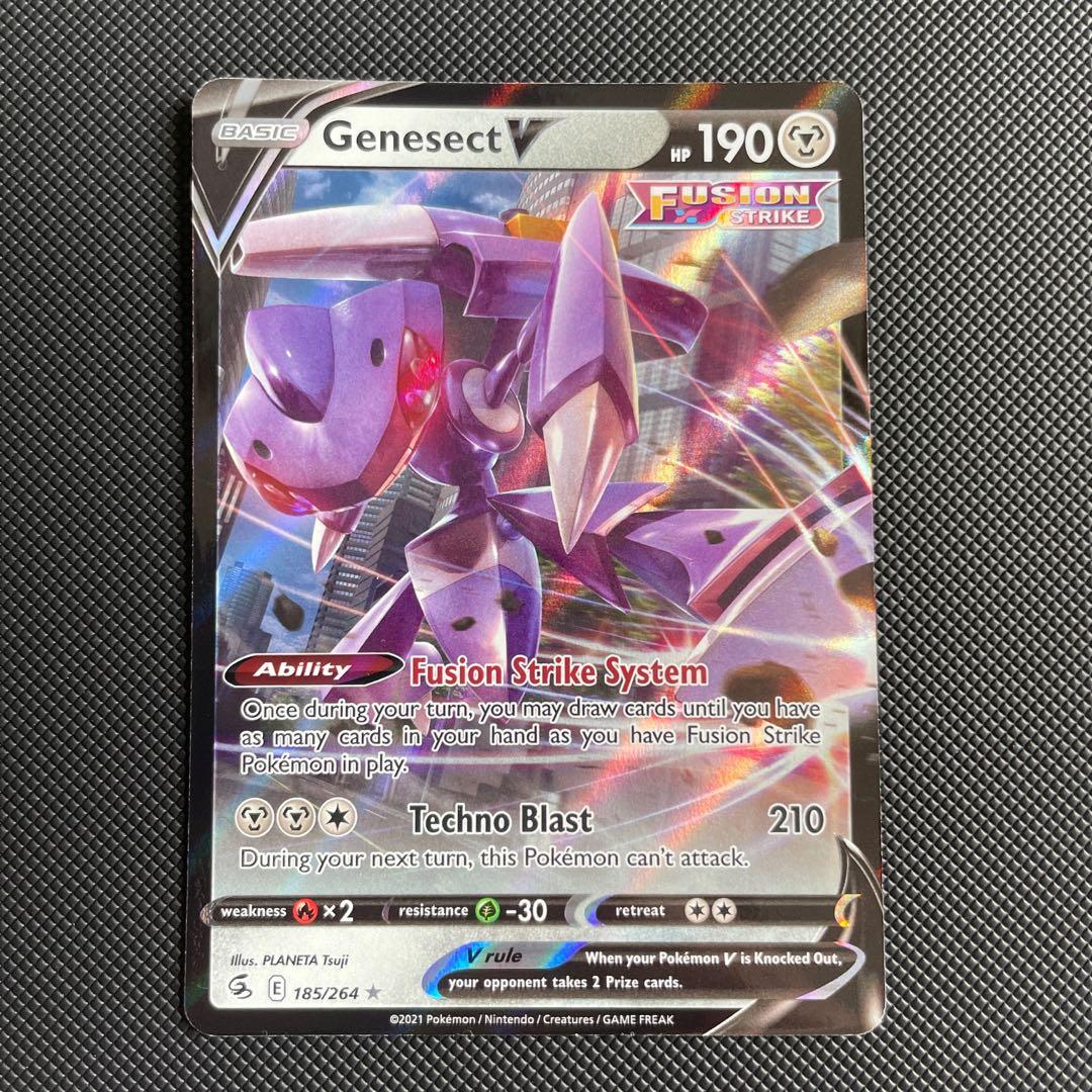 Pokemon TCG Ultra Rare Fusion Strike Genesect V, Hobbies & Toys, Toys ...