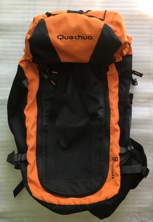 Quechua Forclaz 50L backpack, 男裝, 袋, 背包 - Carousell