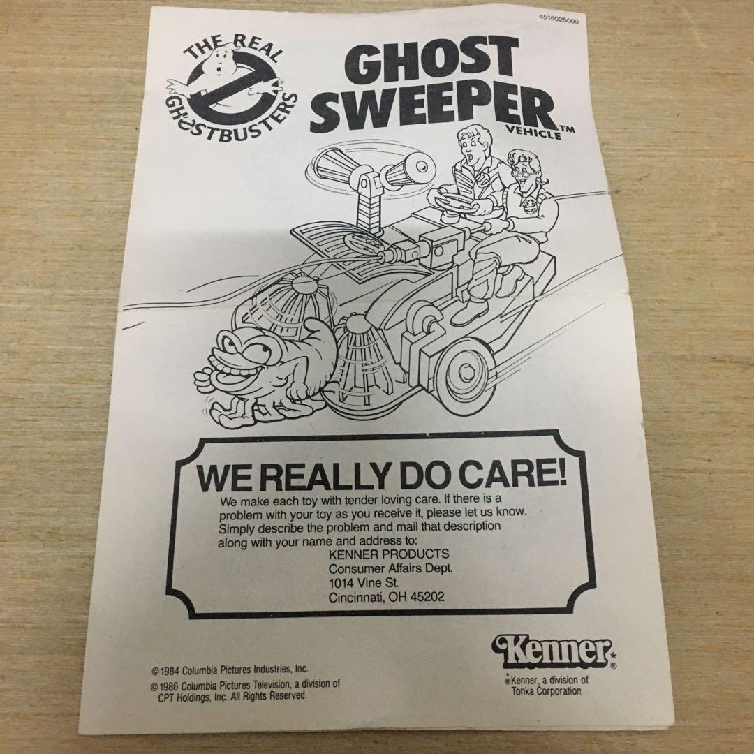 REAL GHOSTBUSTERS GHOST SWEEPER ORIGINAL INSTRUCTION MANUAL (1988 ...