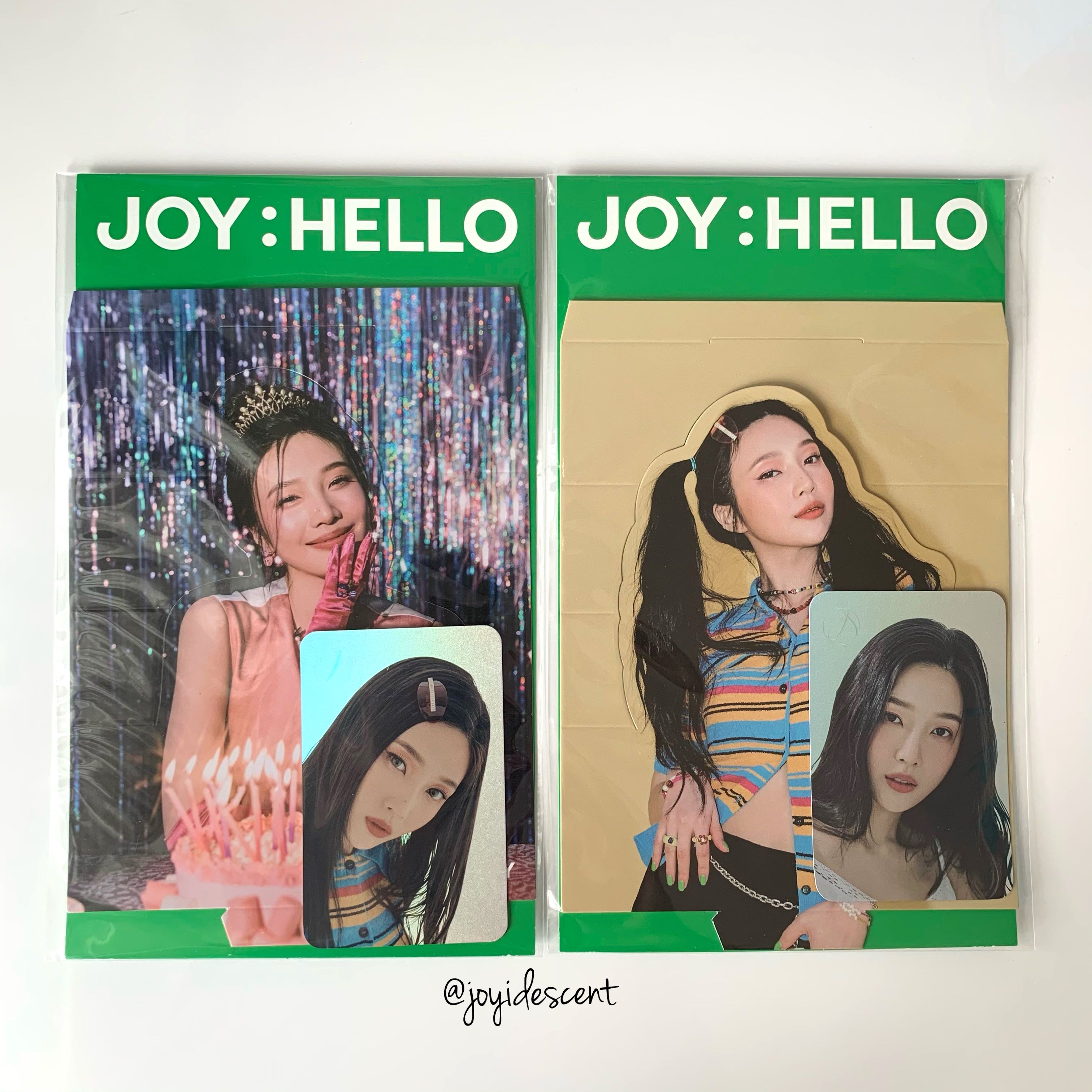 Red Velvet Joy Hello Hologram set, Hobbies & Toys, Memorabilia ...