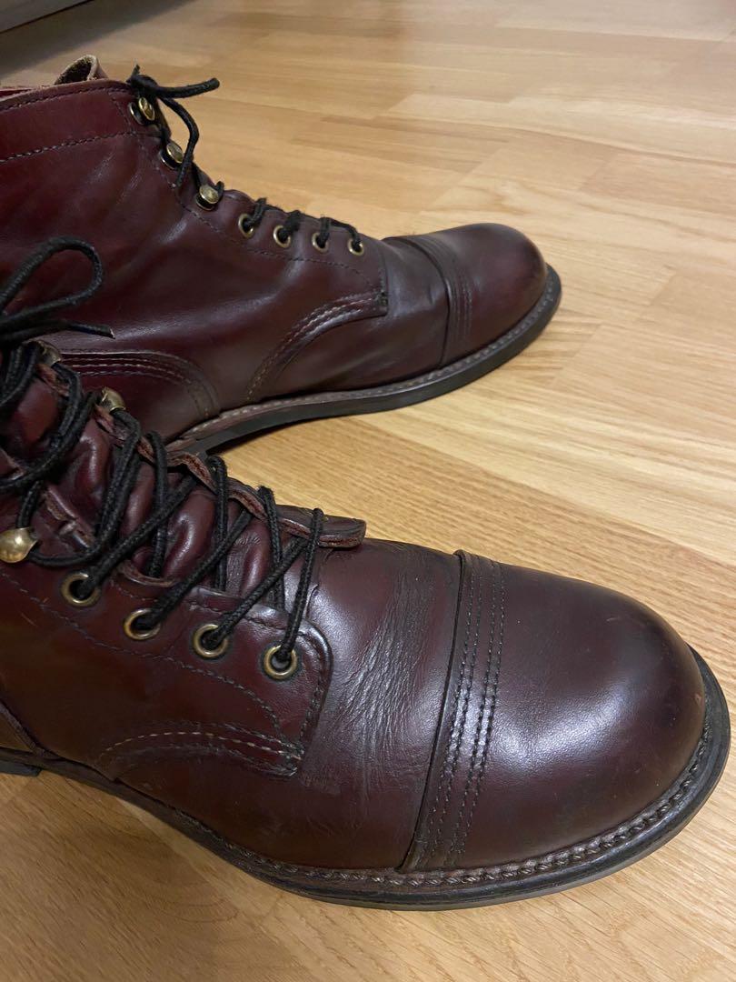 Red Wing 8119 Iron Ranger Oxblood for sale, Men's Fashion, Footwear ...