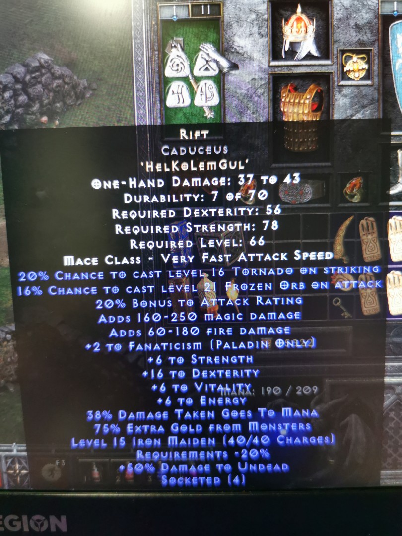 Rift caduceus base + 2 fanaticism diablo 2 resurrected d2r, Video ...